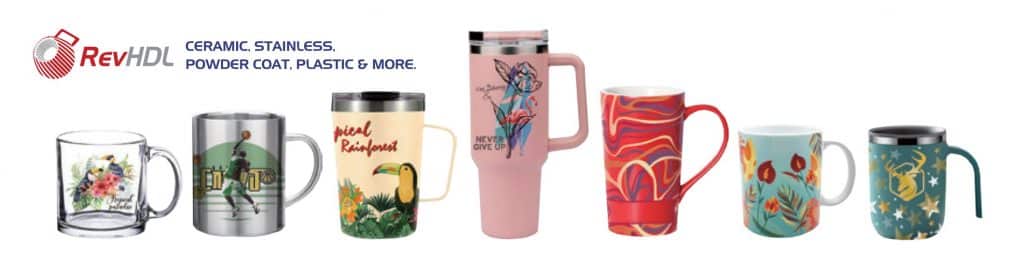 Mug Printer | RevHDL | UV Printing on Stanley Cups and Ceramic